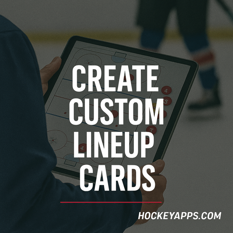 Free Hockey Lineup Template – Download & Customize - Hockey Apps