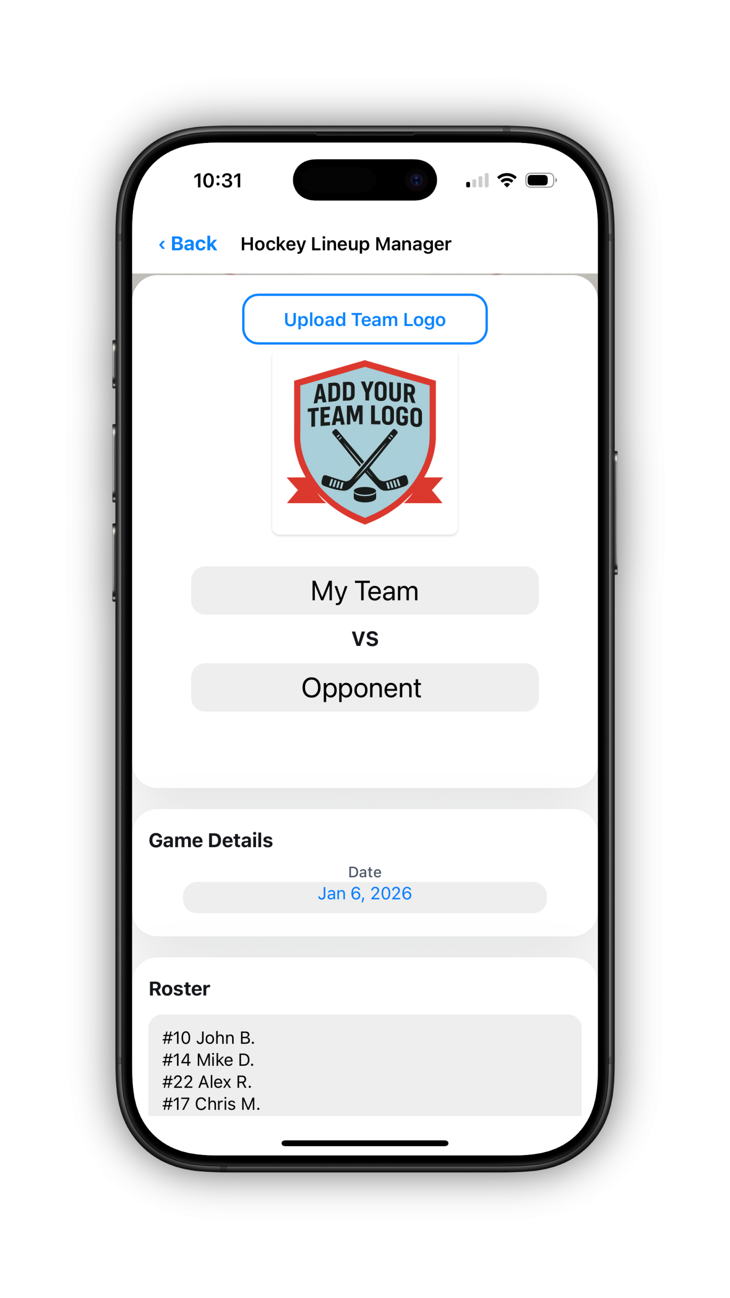 Hockey Lineup Builder App for Coaches - Hockey Apps
